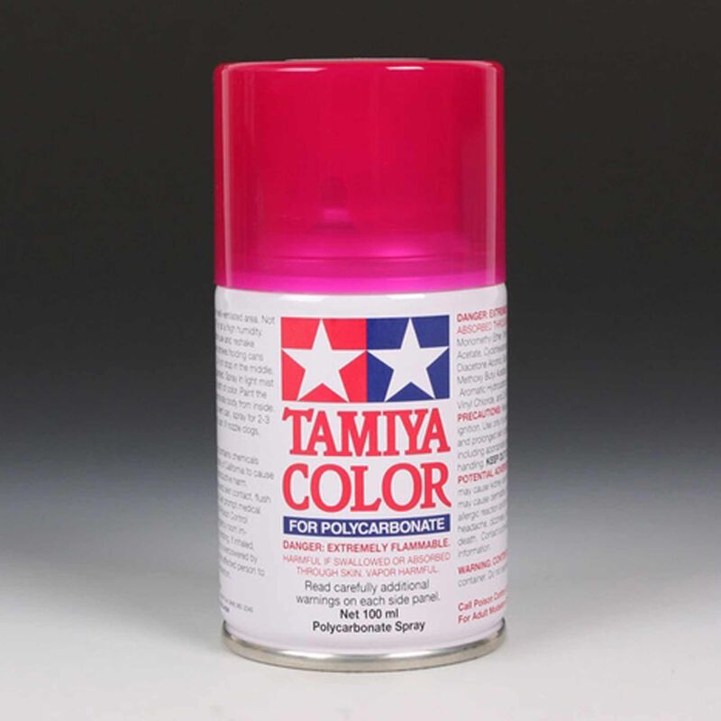 Tamiya PS-40 Translucent Pink Lexan Spray Paint (100ml) – ABC R/C Hobbies